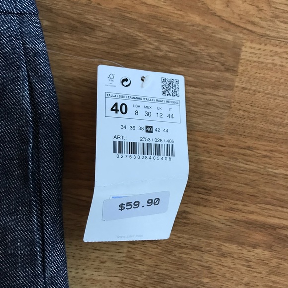 Zara | Pants & Jumpsuits | Zara Basic Slim Fit Trousers | Poshmark